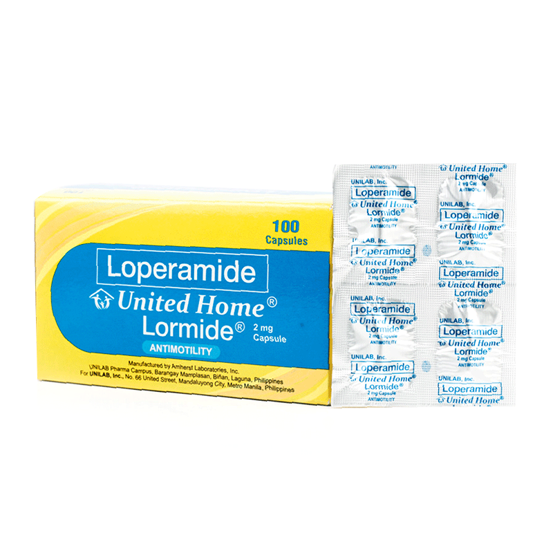 UNITED HOME LORMIDE Loperamide 2mg Capsule 20's price in the ...